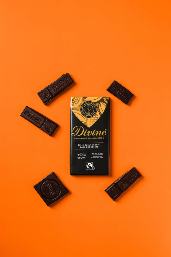 Divine 70% Dark Chocolate bar - 90g – Divine Chocolate